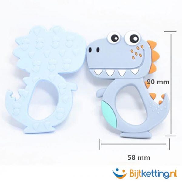 Stevige bijtketting Dino kauwketting | Dinosaurus T-Rex Dino ...